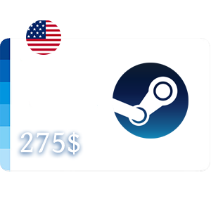 گیفت کارت استیم 275 دلاری آمریکا